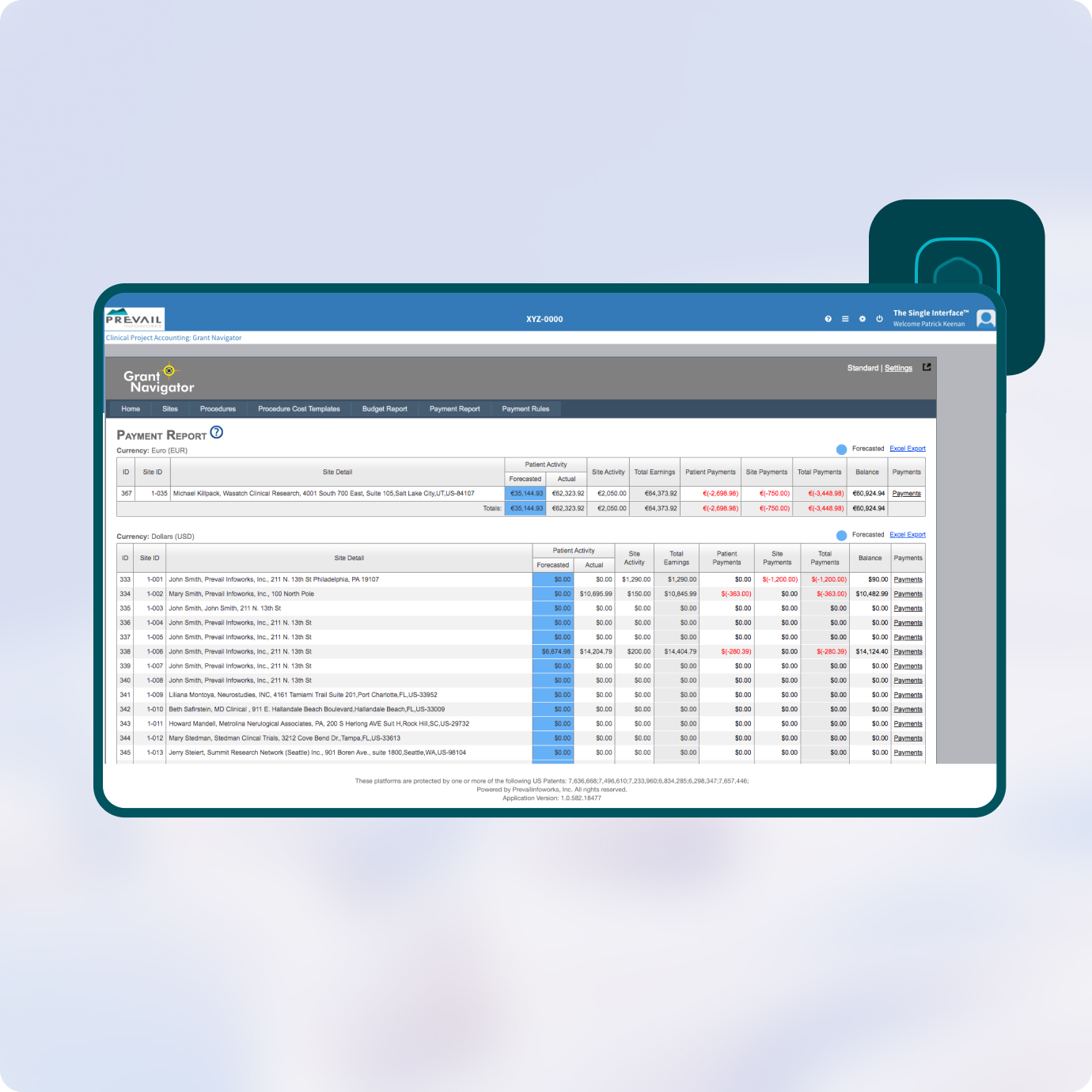 Site Payments – Prevail InfoWorks